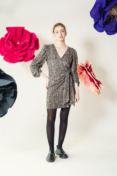 Vestido Leonor Animal Print – Juanita de Leon